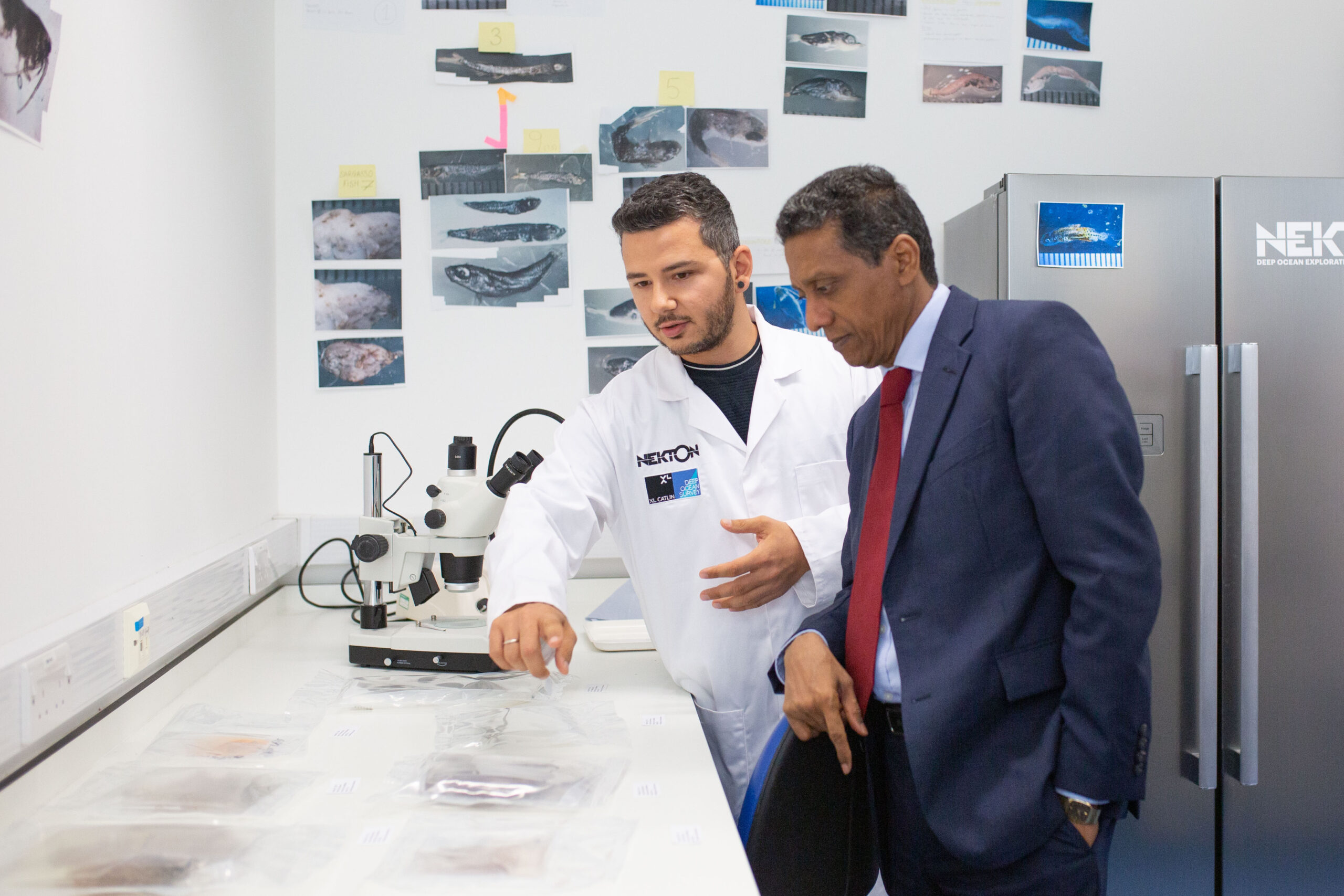 President Danny Faure of Seychelles visit to Nekton HQ - Nekton